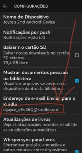 Como encontrar o e-mail kindle e autorizar um e-mail para envios – JP ...